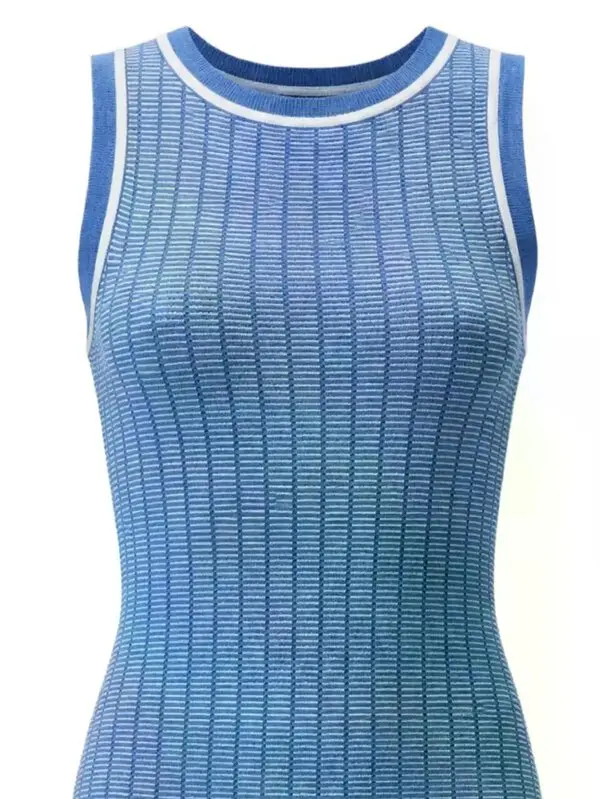 TOCCIN Patty Crew-neck Dress - Blue