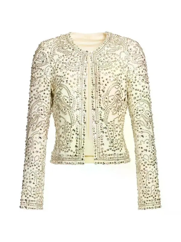 Elie Saab Embellished Jacket - Neutrals