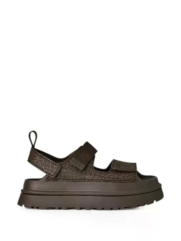 UGG Goldenglow Embossed Sandals - Brown