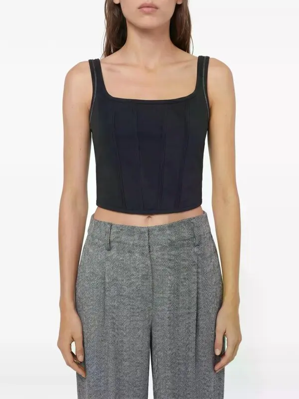Brunello Cucinelli Corset-style Top - Black
