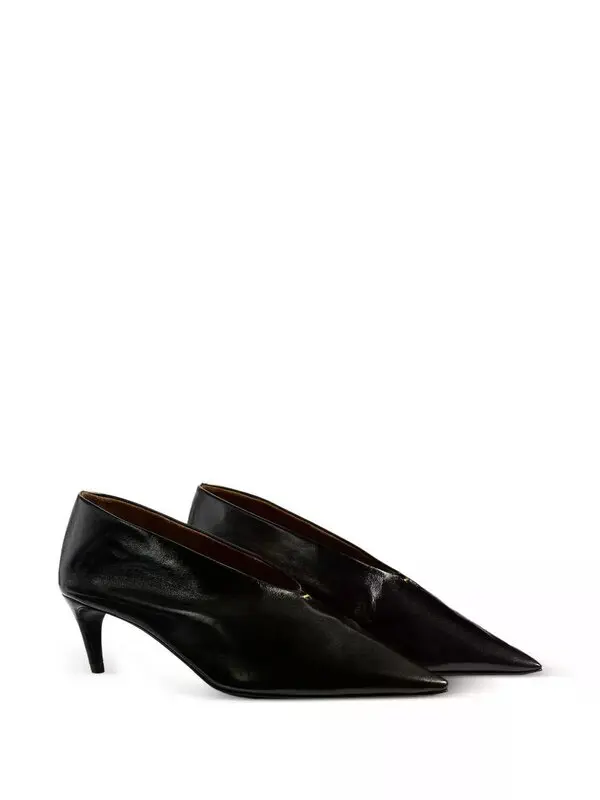 Khaite Pleated Pointed-toe Pumps