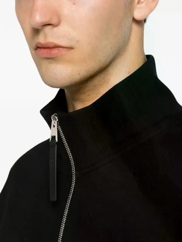 Givenchy Herringbone Zip-up Sweatshirt
