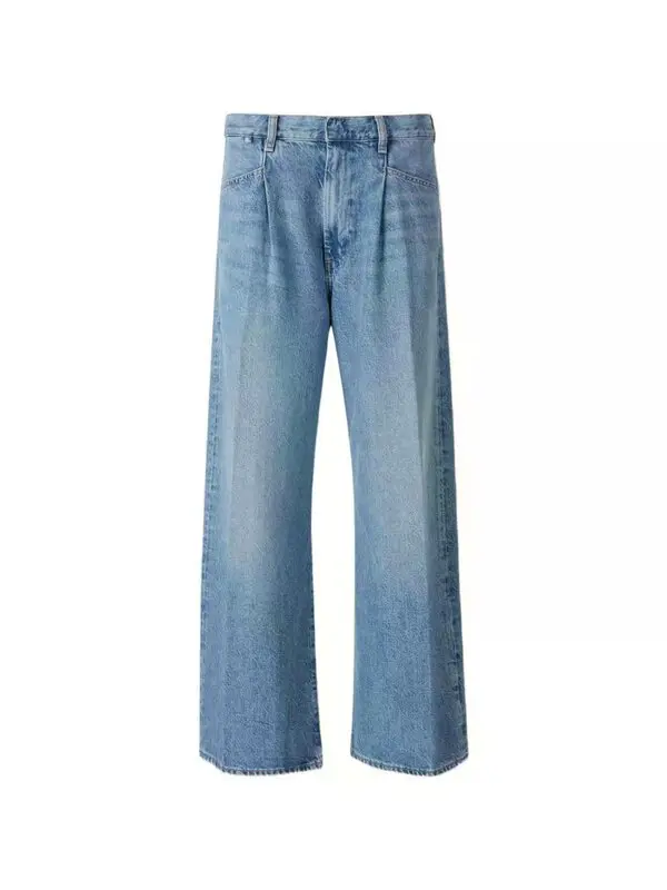 Citizens Of Humanity Pleated Wide-leg Jeans - Blue