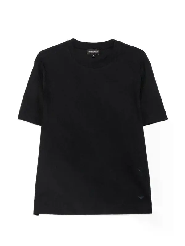 Emporio Armani Short-sleeve Chevron-knit T-shirt