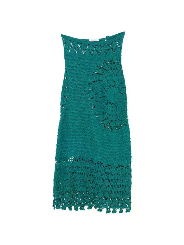 Rabanne Beaded Midi Skirt