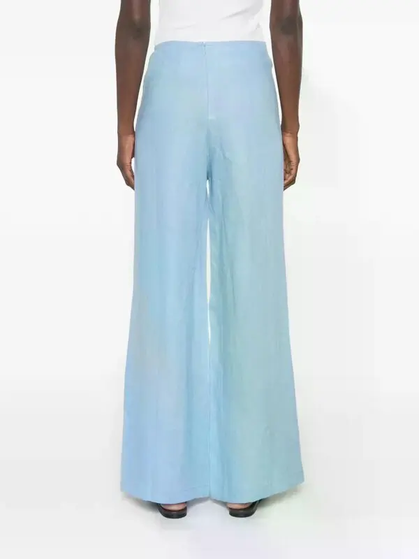 Faithfull The Brand Syna Wide-leg Trousers - Blue