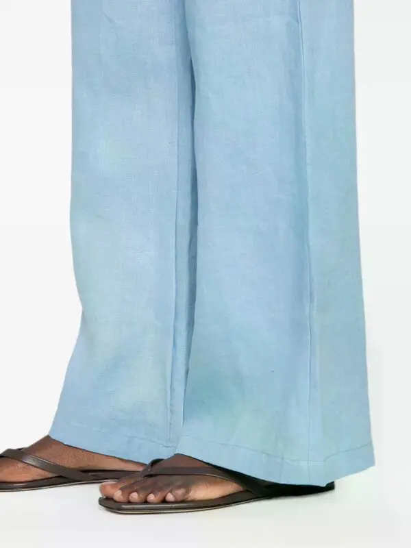 Faithfull The Brand Syna Wide-leg Trousers - Blue