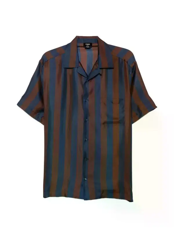 Fendi Striped Silk Shirt