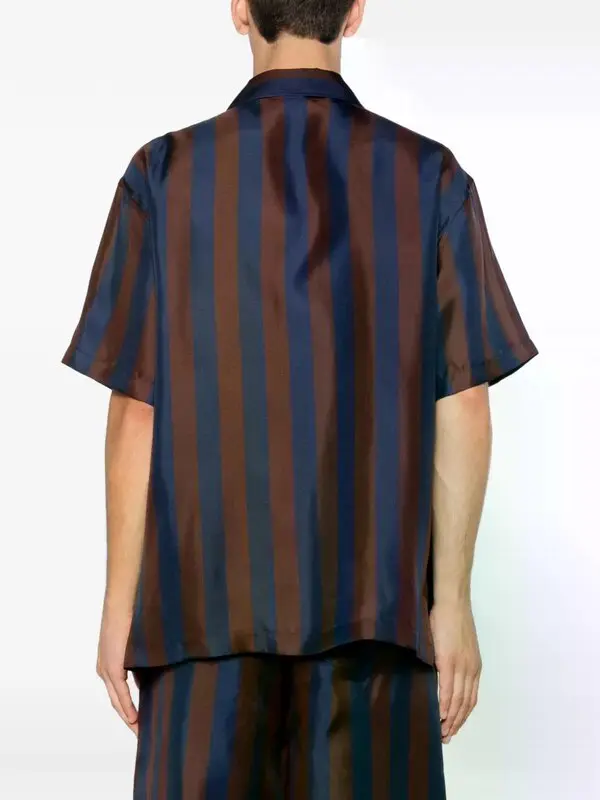 Fendi Striped Silk Shirt