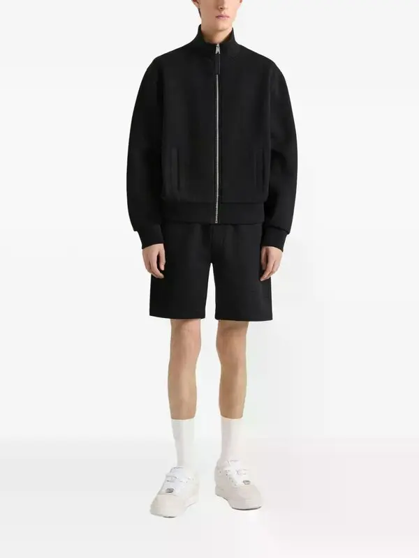 Givenchy Logo-embroidered Herringbone Shorts