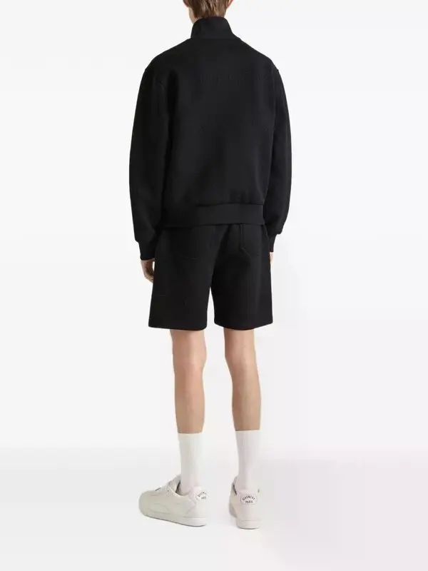 Givenchy Logo-embroidered Herringbone Shorts