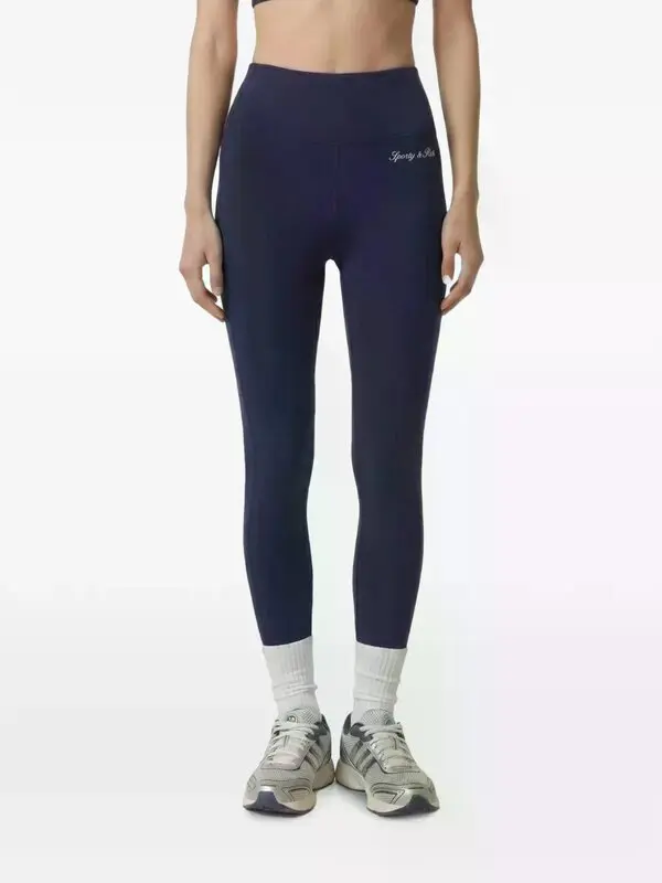 SPORTY & RICH Signature Logo Leggings