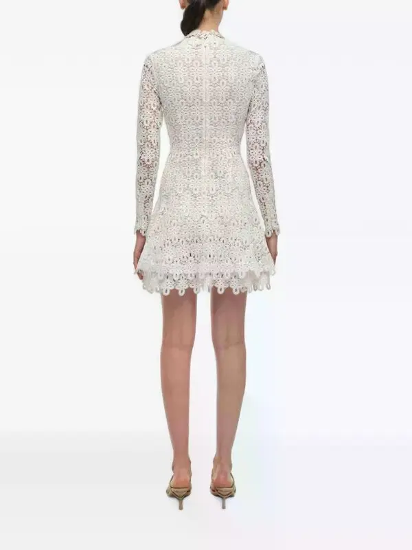Simkhai Guipure Lace Long Sleeve Dress
