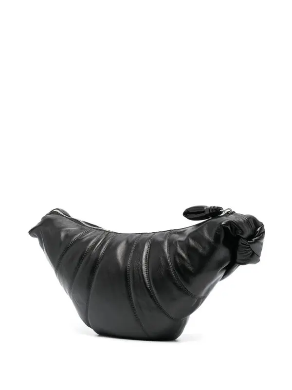 LEMAIRE Croissant Medium Leather Shoulder Bag