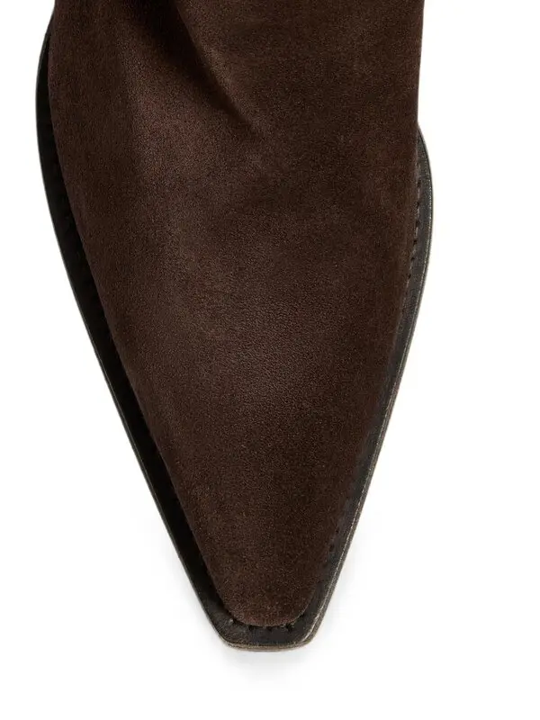 Khaite Clive Leather Boots