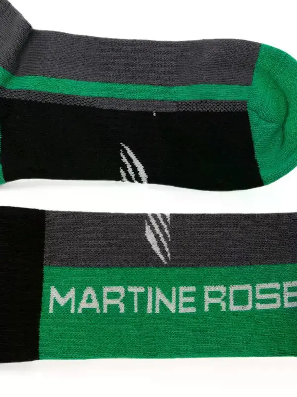 Martine Rose Logo Panel Socks