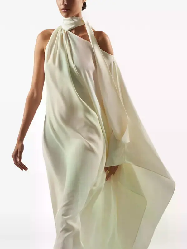 TALLER MARMO Atlas Draped Dress