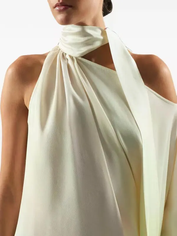 TALLER MARMO Atlas Draped Dress
