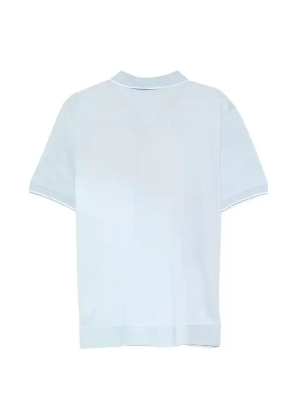 Karl Lagerfeld Logo-print Tipped-collar Polo Shirt