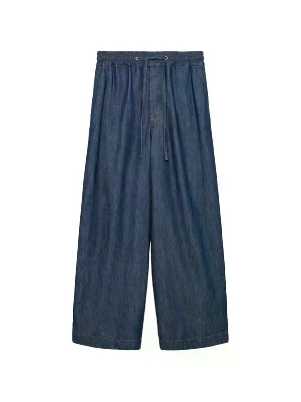 Loewe Drawstring Chambray Trousers