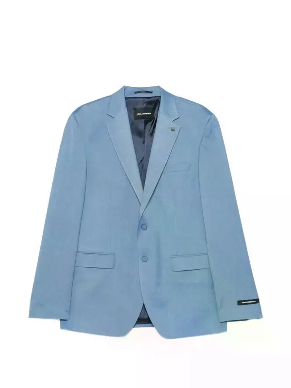 Karl Lagerfeld Notched-lapel Single-breasted Blazer