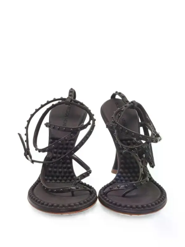 Bottega Veneta Lagoon Bubble Ankle-strap Sandals