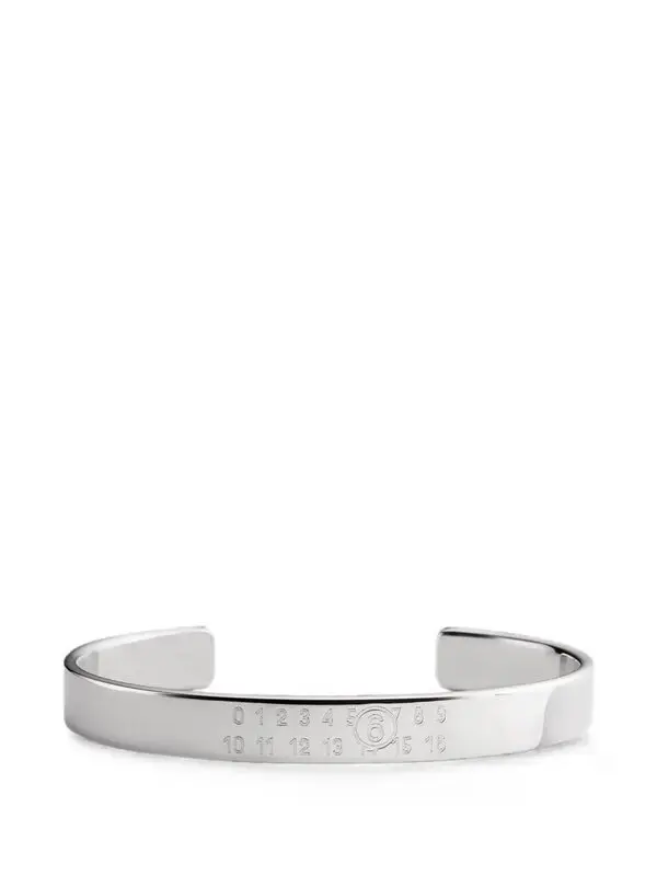 MAISON MARGIELA Engraved Numeric Cuff Bracelet