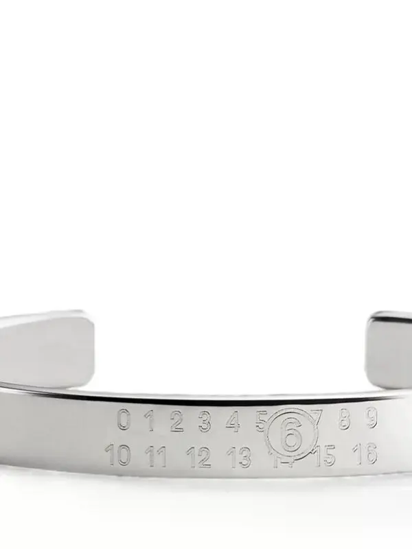 MAISON MARGIELA Engraved Numeric Cuff Bracelet