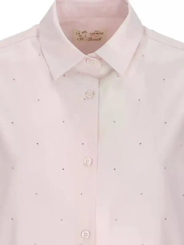 MC2 SAINT BARTH Meredith Crystal Embellished Shirt