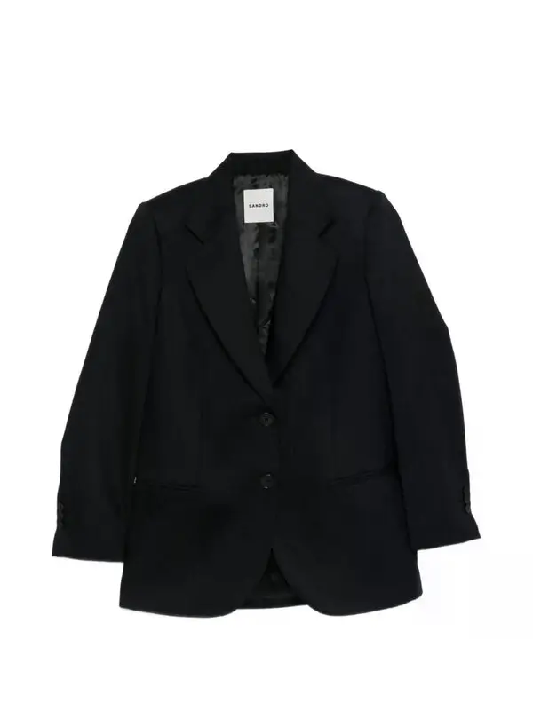 Sandro Striped Tailored-fit Blazer