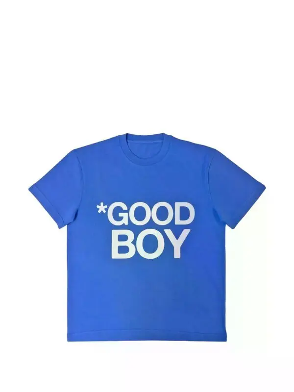 GEORDIE CAMPBELL Slogan Print T-shirt
