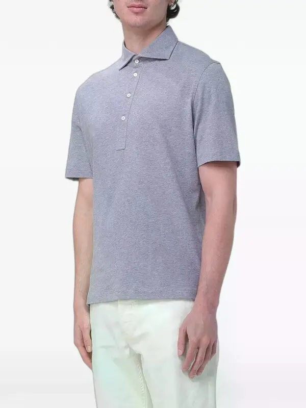 Brunello Cucinelli Short-sleeve Cotton Polo Shirt