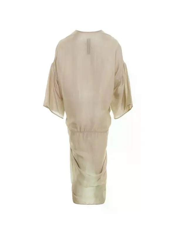 Rick Owens Draped V-neck Dress