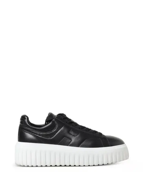 Hogan H-stripes Logo-patch Platform Sneakers