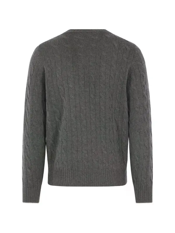Brunello Cucinelli Cable-knit Cashmere Crew Neck Sweater