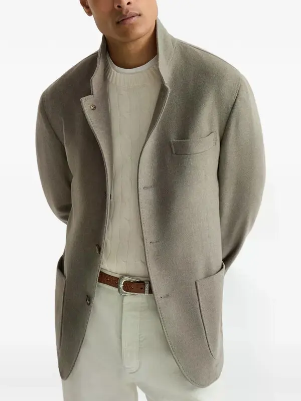 Brunello Cucinelli Lightweight Water-resistant Cashmere Outerwear Blazer