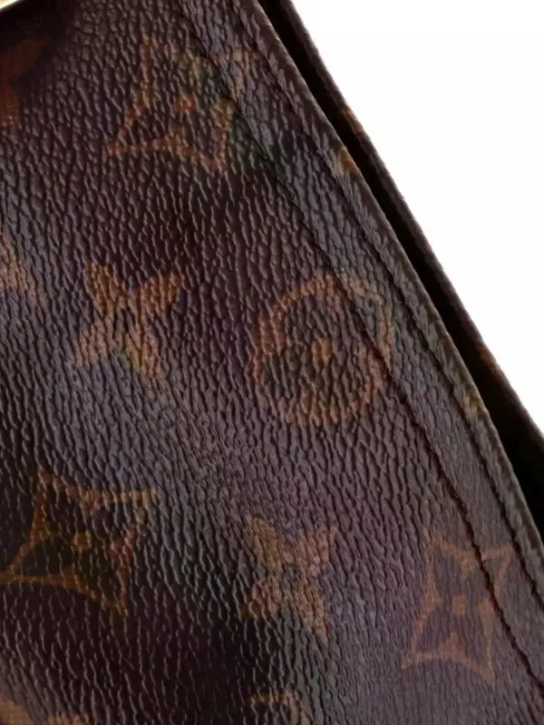 LOUIS VUITTON Monogram Canvas Pm Tote Bag - Brown