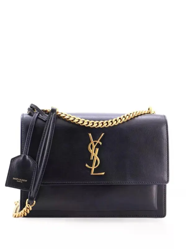 Saint Laurent Sunset Medium Crossbody Bag - Black