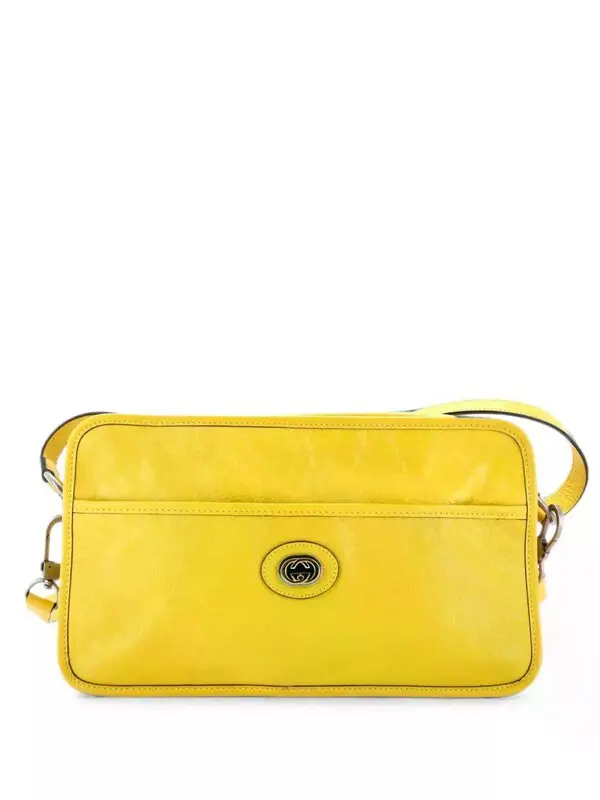 Gucci Morpheus Top Handle Messenger Bag - Yellow