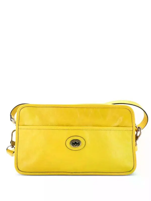 Gucci Morpheus Top Handle Messenger Bag - Yellow