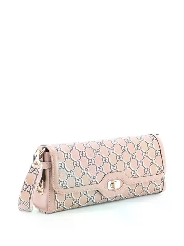 Gucci Gg Printed Leather Small Shoulder Bag