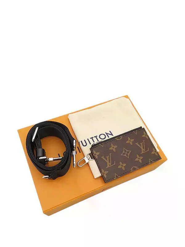 LOUIS VUITTON Monogram Macassar Gaston Wearable Wallet Crossbody Bag
