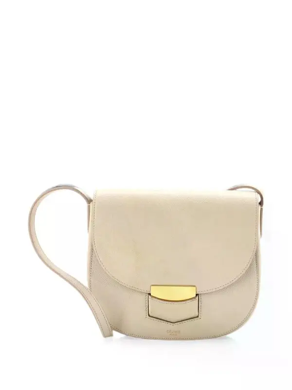 Celine Trotteur Grainy Leather Small Crossbody Bag