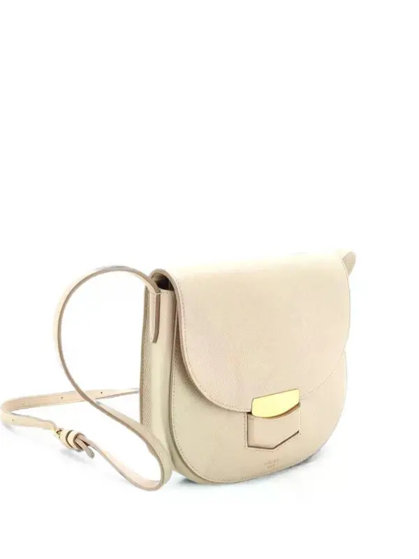 Celine Trotteur Grainy Leather Small Crossbody Bag