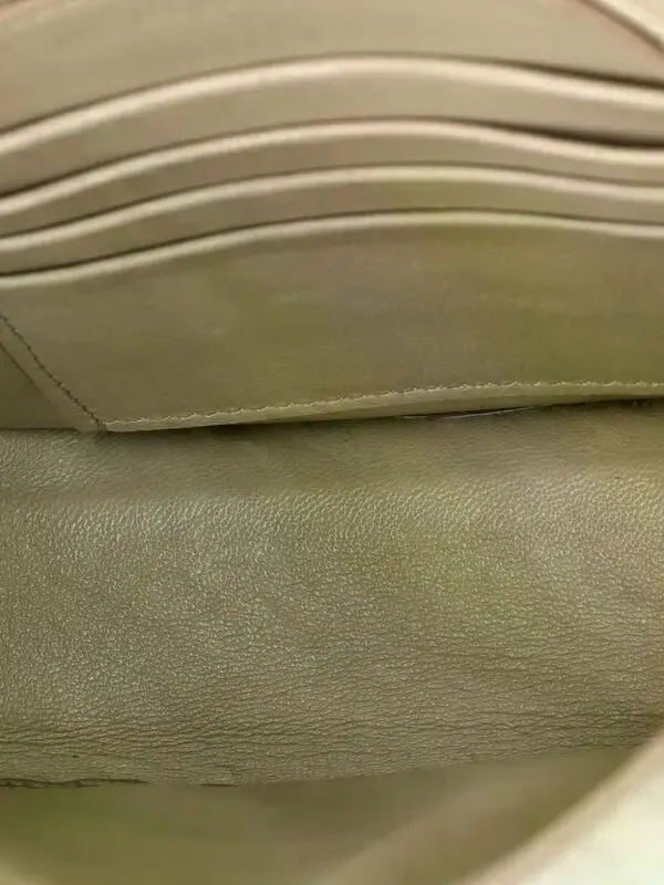 Celine Trotteur Grainy Leather Small Crossbody Bag - Neutrals
