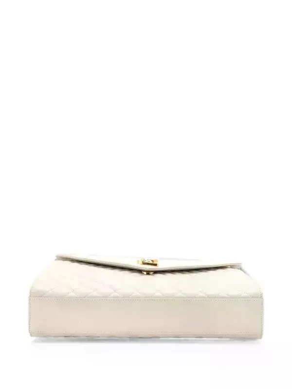 Saint Laurent Monogram Envelope Satchel Shoulder Bag
