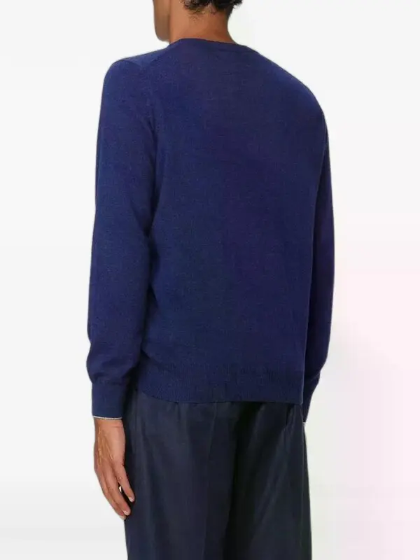 Brunello Cucinelli Fine-knit Cashmere V-neck Sweater