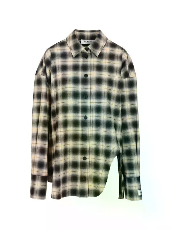 Attico Check Pattern Shirt - Neutrals