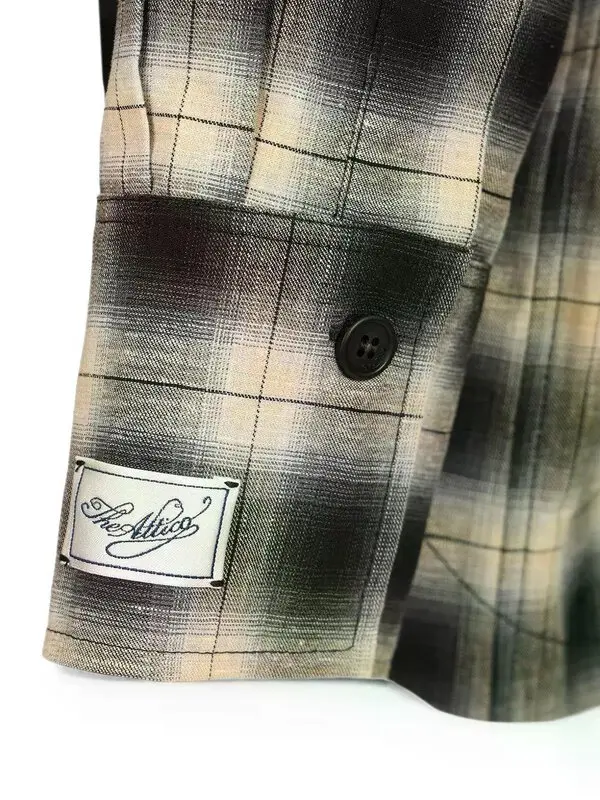 Attico Check Pattern Shirt