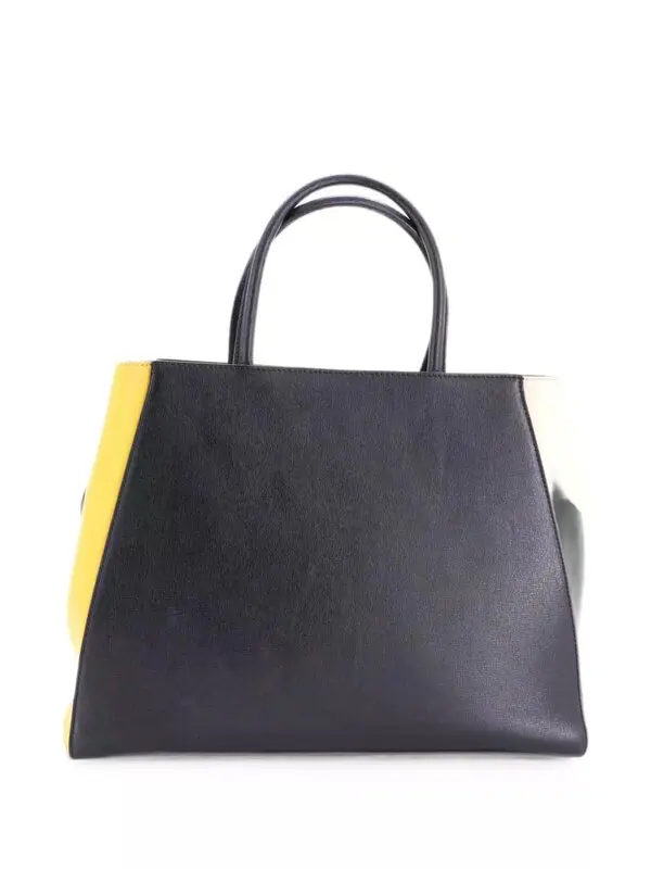 Fendi 2jours Leather Medium Tote Bag